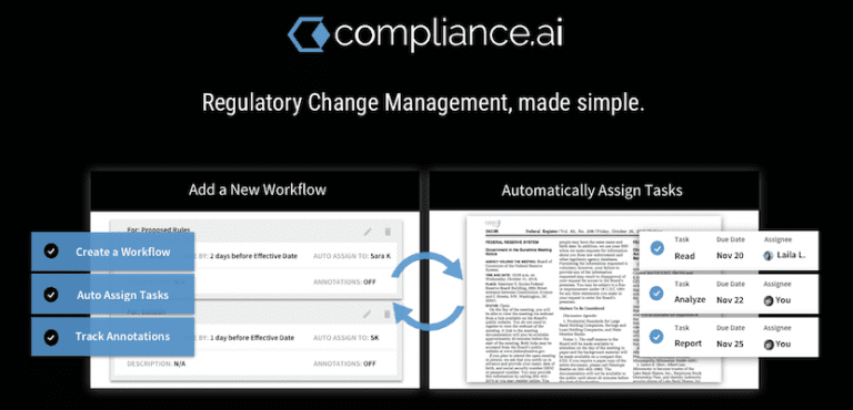 Workflow Automation Solution for Financial Regulatory Change Management