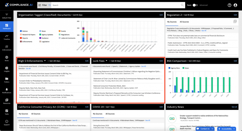 New and Enhanced Feature on Compliance.ai: February - Compliance.ai