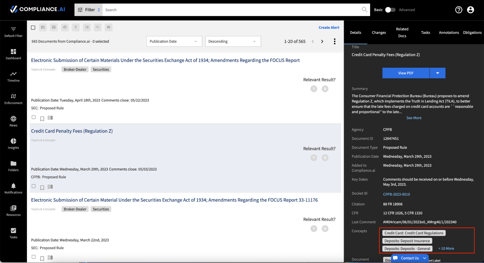 Regulatory Compliance Coverage