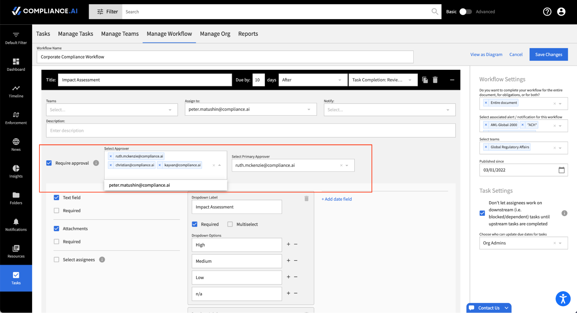 Regulatory Compliance Coverage