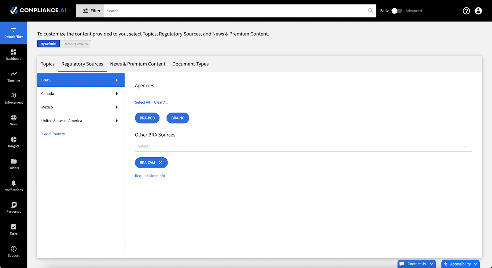 Stay in the know with compliance.ai regulatory compliance process