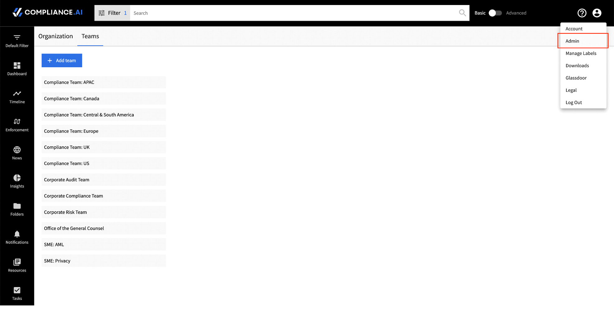 Compliance.ai regulatory change management software enhancements