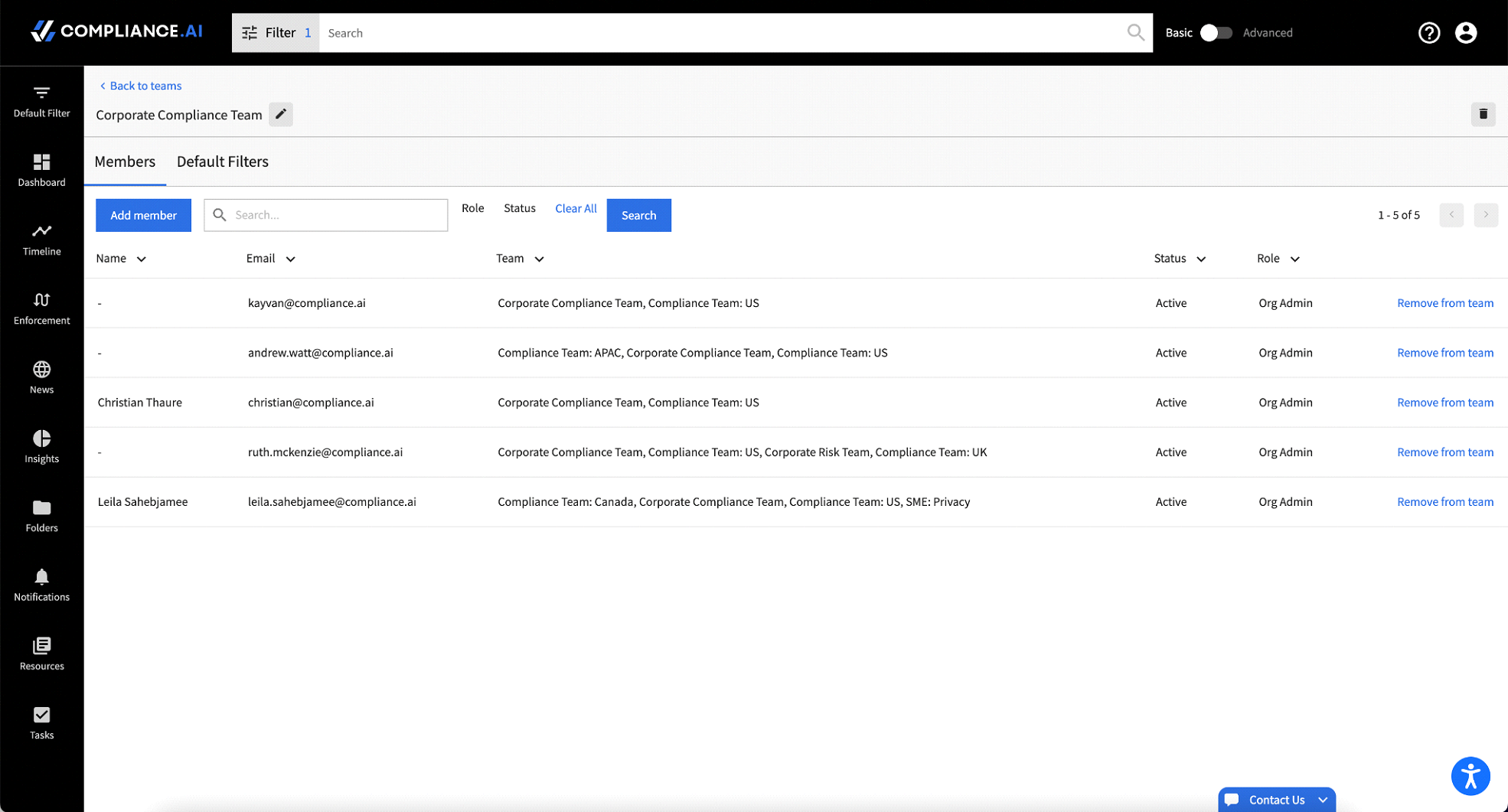 Compliance.ai regulatory change management software enhancements