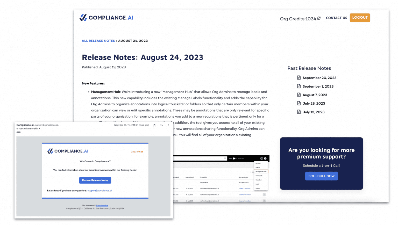Compliance.ai regulatory compliance updates and new enhancements